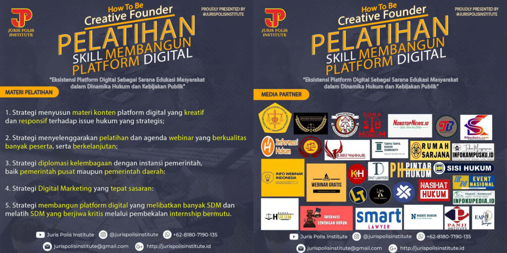 2 Lawyers DNT, Subadria Nuka Dan Maruli Harahap Diundang Juris Polis Institute Memberikan ...